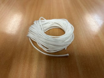 2mm non-stretch Polyester cord for Venetian blinds - white 10 metres